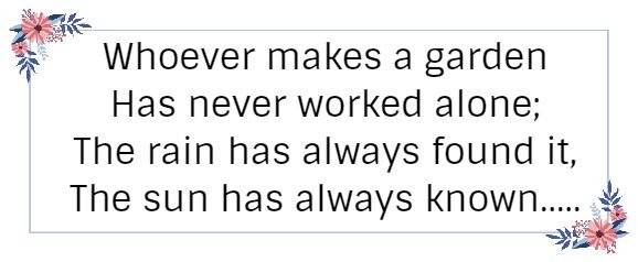 Garden Poems, Short Poems and Quotes